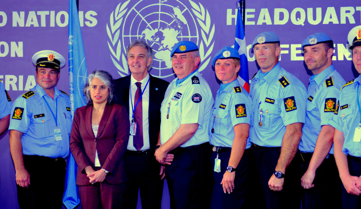 Ten UNMIL Police Officers Awarded with UN Medal | UNMIL Ten UNMIL Police Officers Awarded with UN Medal | UNMIL